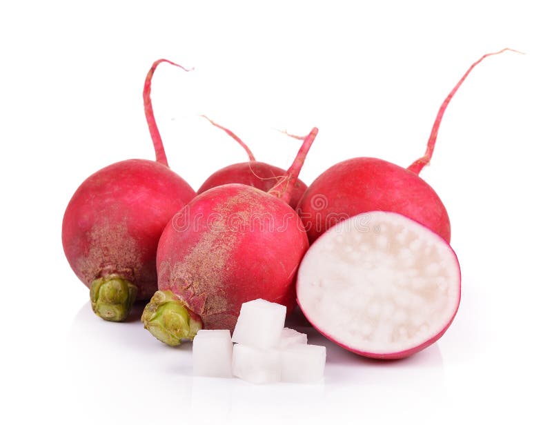Small Red Radish, European Radish Stock Image - Image of sativus ...