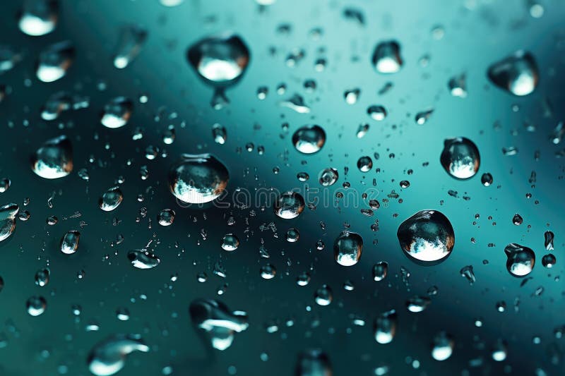 Small Raindrops on a Window Plain Texture Background - Stock ...