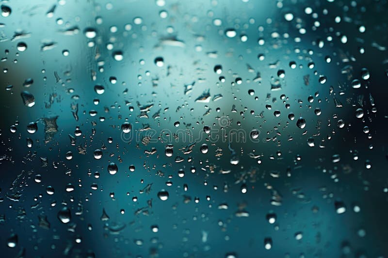 Small Raindrops on a Window Plain Texture Background - Stock ...