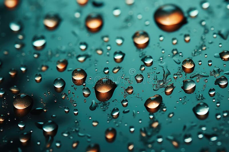 Small Raindrops on a Window Plain Texture Background - Stock ...