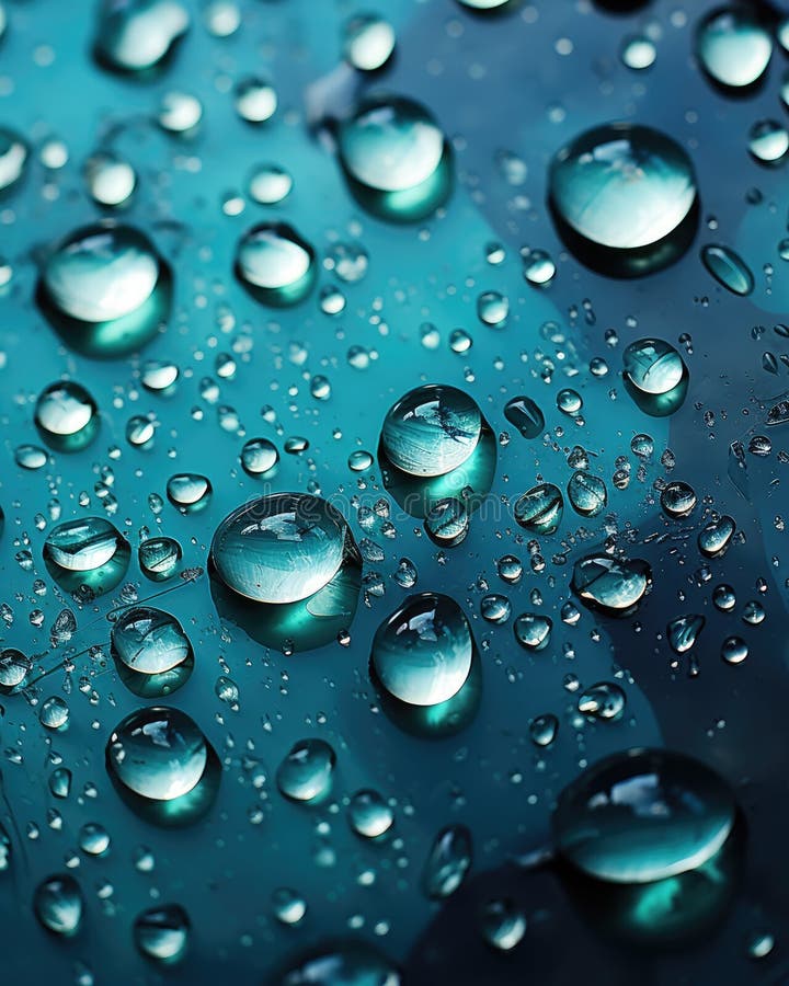 Small Raindrops on a Window Plain Texture Background - Stock ...