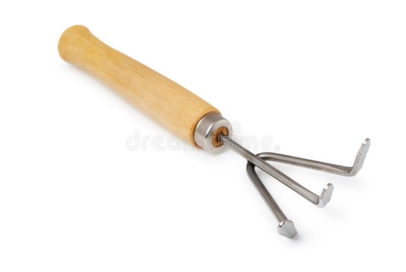 Small rake stock photo. Image of pitchfork, planting - 39674312