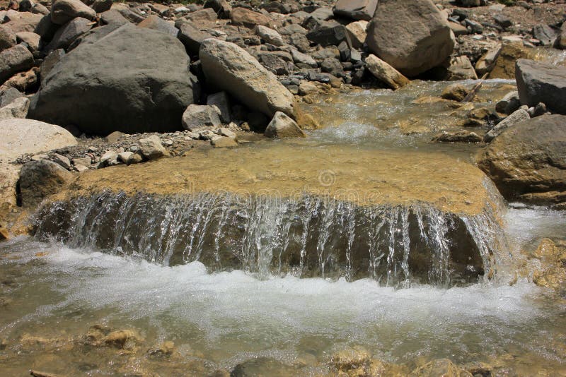Small Rapids on a Clean River Stock Image - Image of clean, summer ...