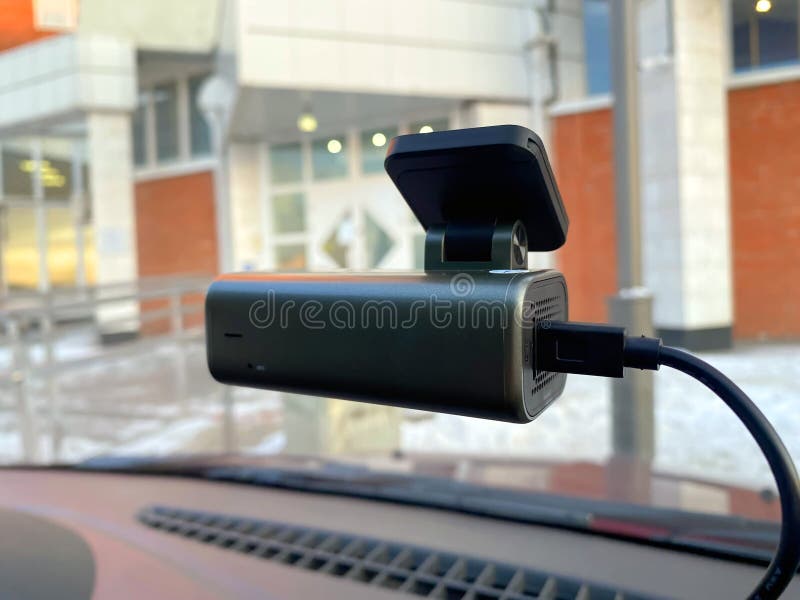 A Small Recorder for the Car. Logger without Display Stock Photo ...