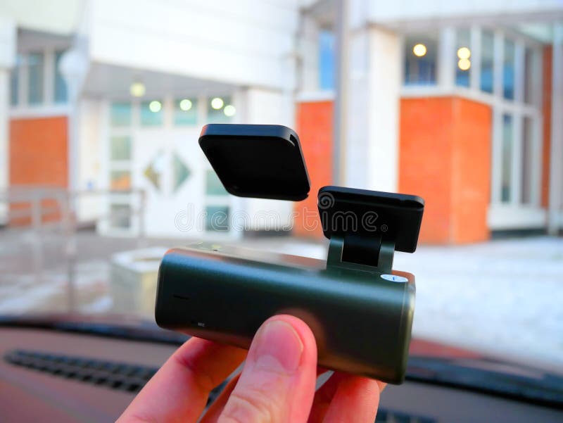 A Small Recorder for the Car. Logger without Display Stock Photo ...