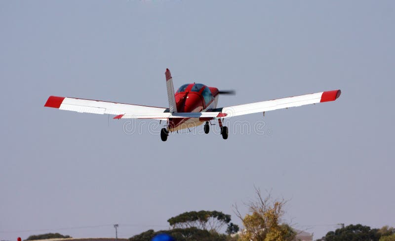 Landing stock photo. Image of blue, engine, hobby, airplane - 4709216