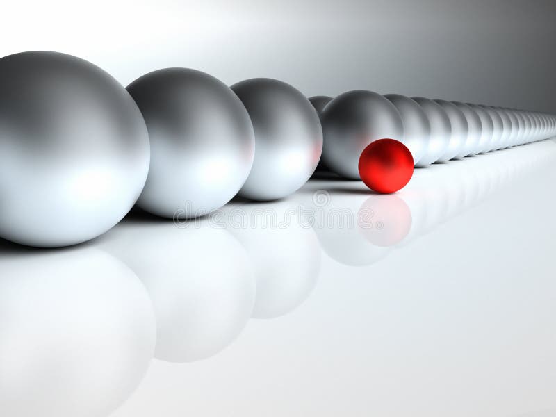 Small Red Ball stock illustration. Illustration of light - 20188095