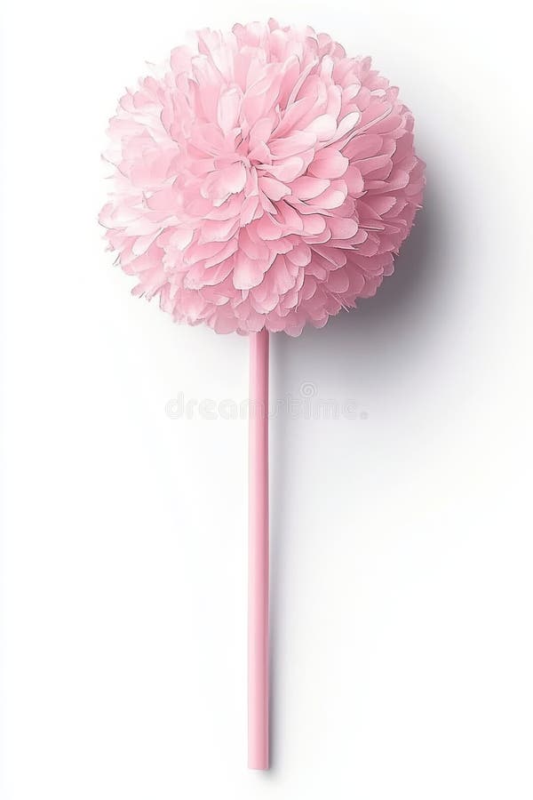 Small Red Daisy Flower Standing Alone White Background Stock Photos ...