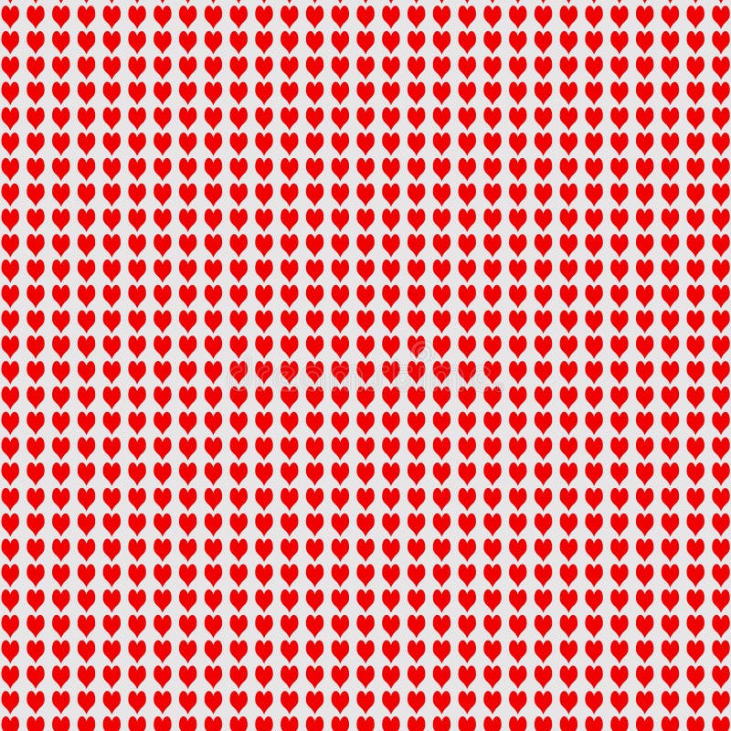 Small red heart pattern stock illustration. Illustration of valentines ...