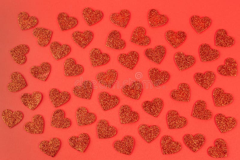 Small red hearts stock image. Image of celebration, hearts - 203771353
