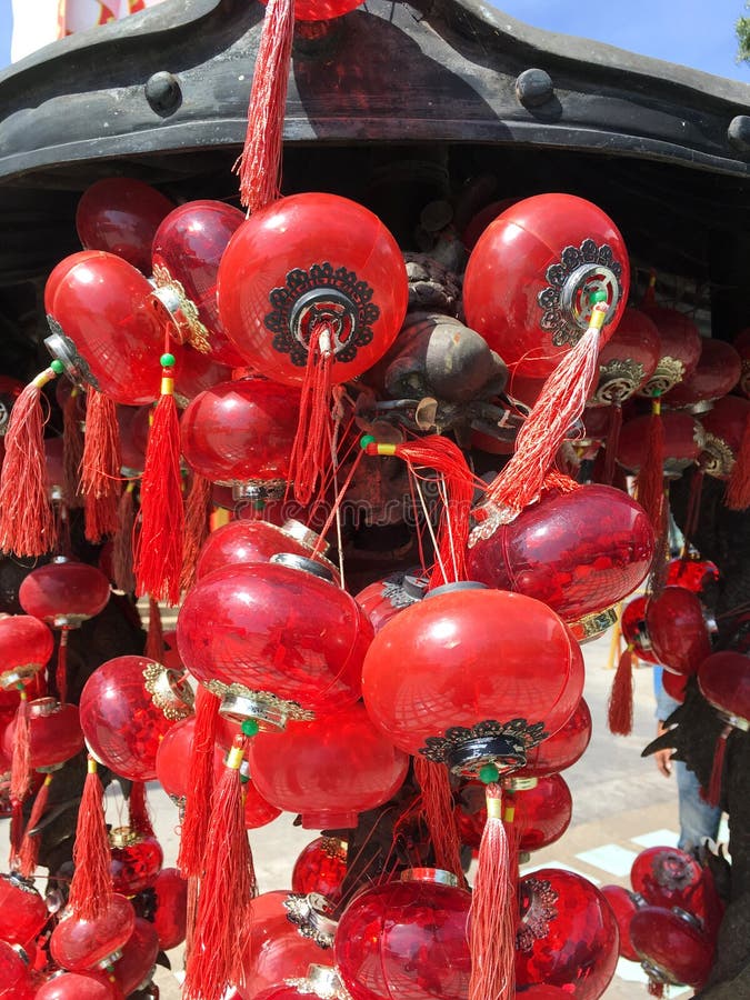 Small red lamp stock image. Image of celebration, plastic - 93143341