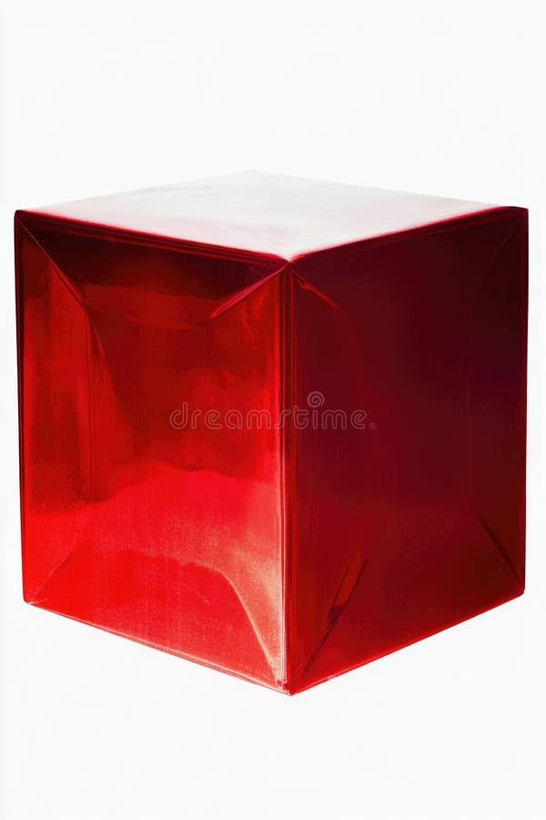 Small Red Plastic Box Sits White Background Stock Photos - Free ...