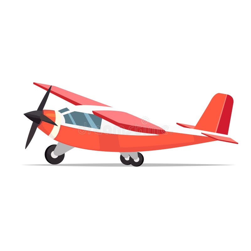 Small Single Engine Propeller Aircraft Stock Illustrations – 275 Small ...