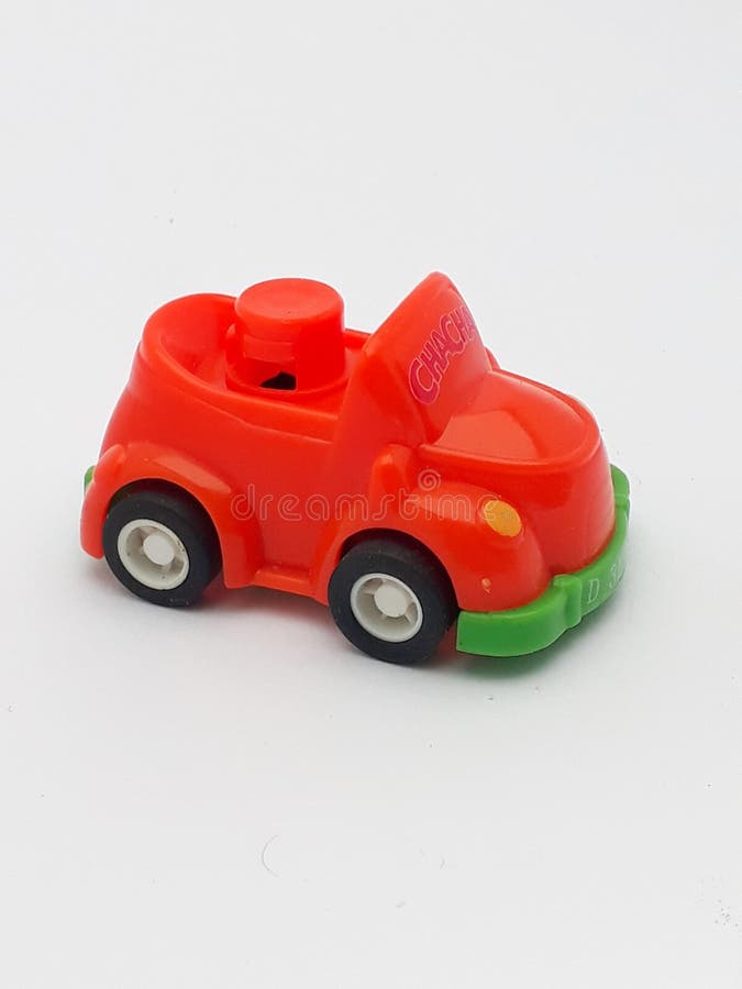 Small Red Toy Car Made of Plastic Editorial Stock Photo - Illustration ...