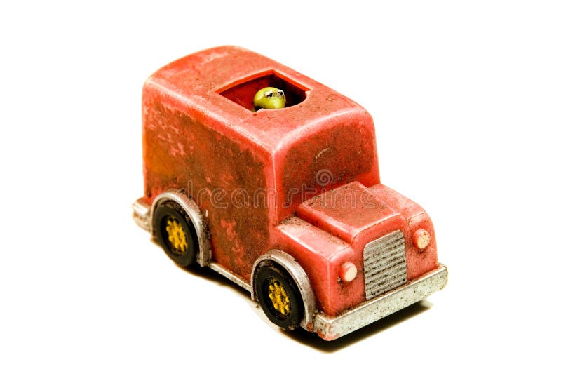 Small Red Toy Car from My Childhood Stock Photo - Image of retro, play ...