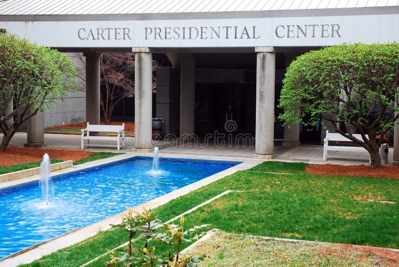 Carter Presidential Center, Atlanta Editorial Stock Image - Image of ...