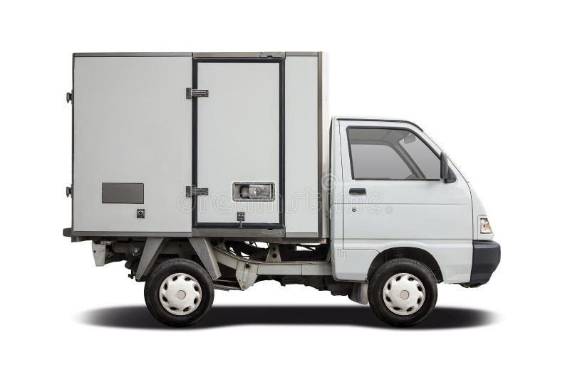 Small Refrigerated Truck stock image. Image of side, piaggio - 67910043