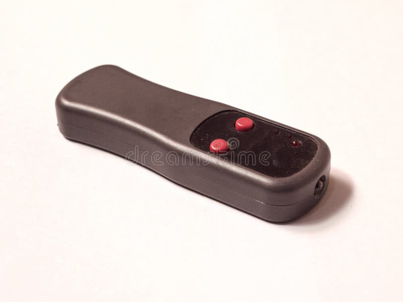 Small Remote Antenna Isolated on White Background. Stock Photo - Image ...