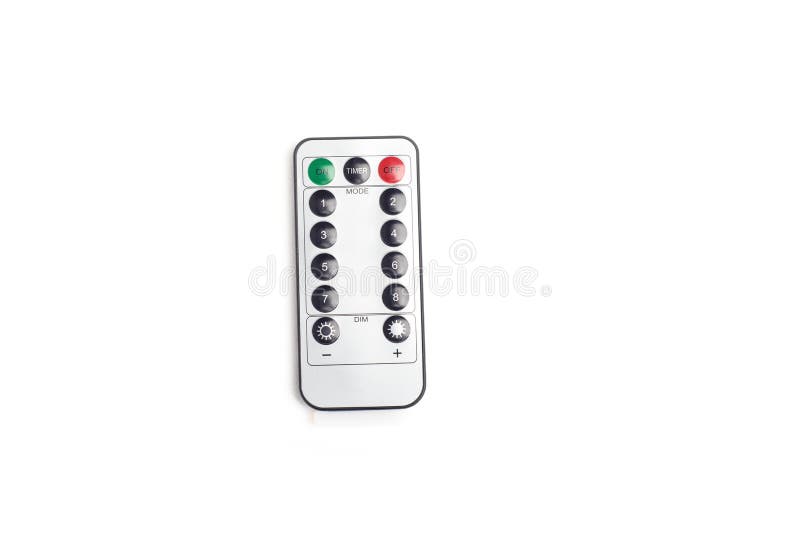 Small Remote Control Isolated Stock Image - Image of view, digital ...