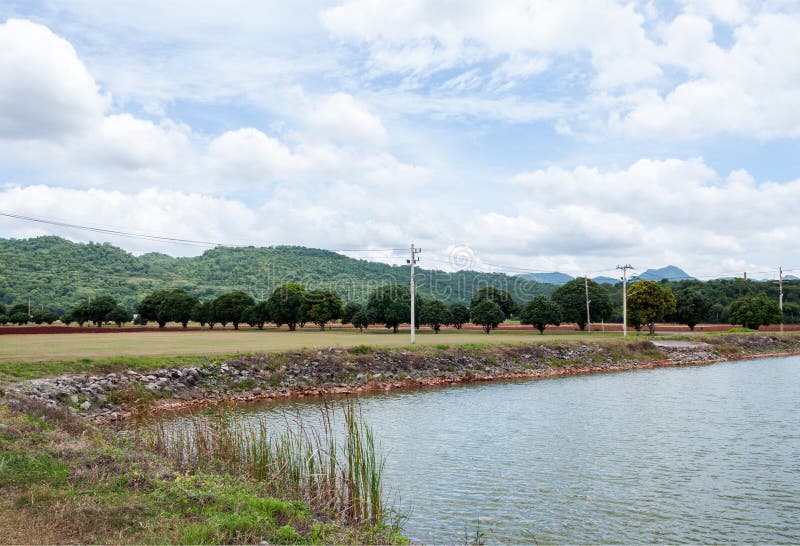 Small reservoir stock photo. Image of barrier, natural - 40171640