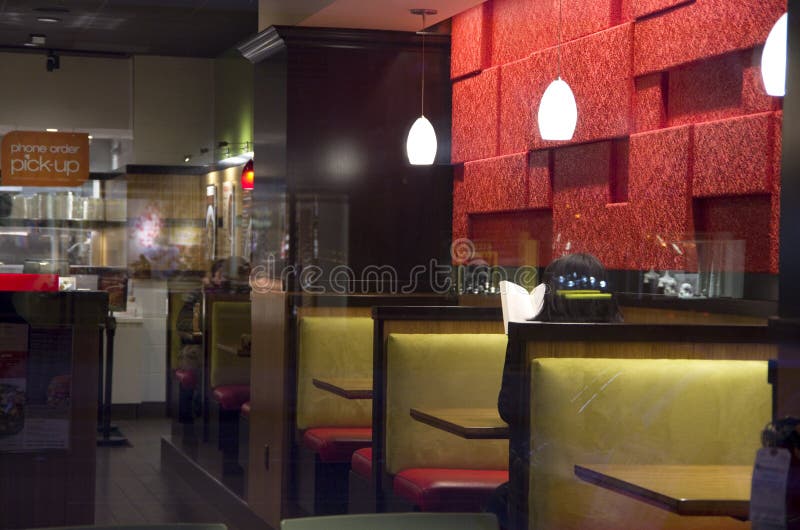 Small restaurant interiors stock image. Image of small - 35578517