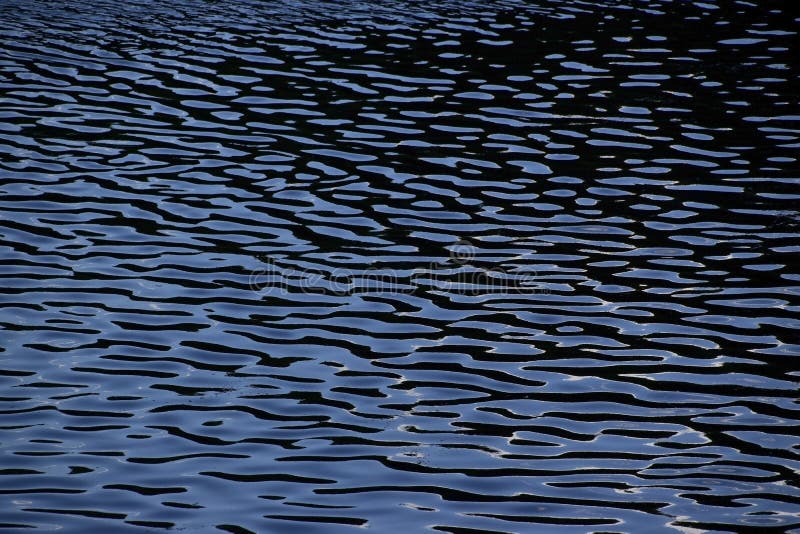 Small Ripples on the Water Surface Stock Photo - Image of quiet, deep ...