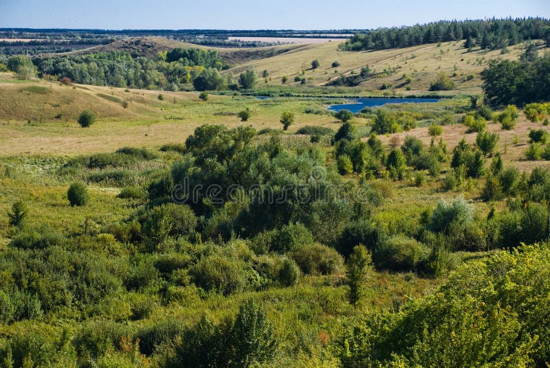 Small river floodplain stock image. Image of river, shore - 28335471
