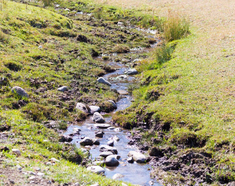 Small river in nature stock image. Image of china, blue - 112107193