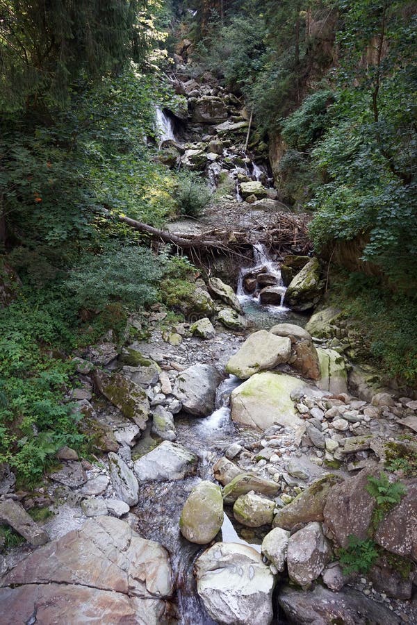 Small river stock image. Image of fallen, river, ravine - 65361441