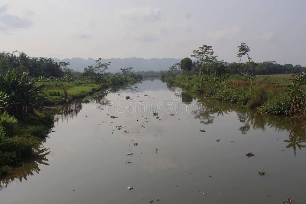 Beautiful river scenery. stock photo. Image of romantic - 348918078