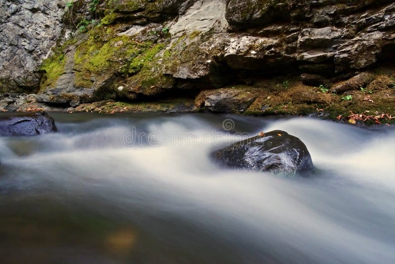 Small Stream Flowing in the Rocky Valley Stock Photo - Image of nature ...