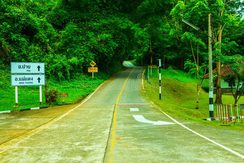 Small road on mountain stock photo. Image of countryside - 98220350