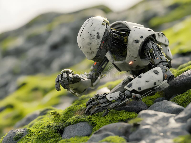 Small Robot Mossy Terrain, Outdoor Environment, Technological Details ...