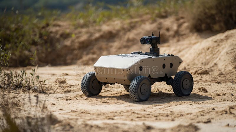 Small Robotic Vehicle with Camera System on Sandy Terrain for ...