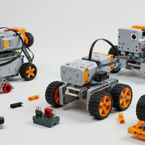 Small Robotic Vehicles Constructed from Interlocking Plastic Blocks ...