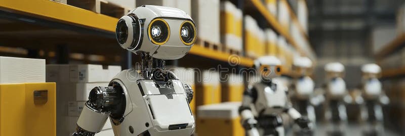 Small Robots Managing Shelves in an Organized Warehouse Stock ...