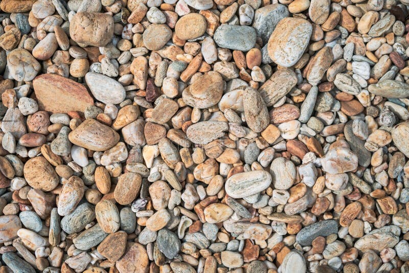 Small Rock at Beach Brown Color Tone Background Texture Stock Photo ...