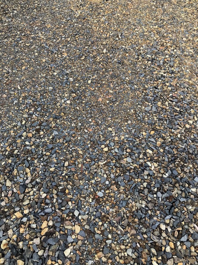 Small Rocks Ground Texture. Stock Image - Image of surface, material ...