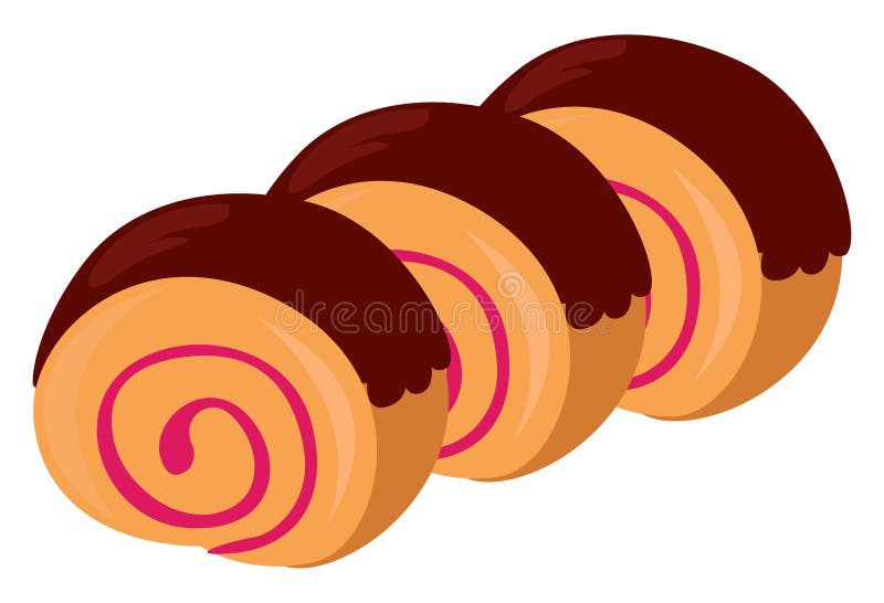 Small Rolls, Illustration, Vector Stock Vector - Illustration of ...