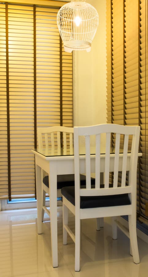 Small Romantic Dining Table for Two Person Served Stock Image - Image ...