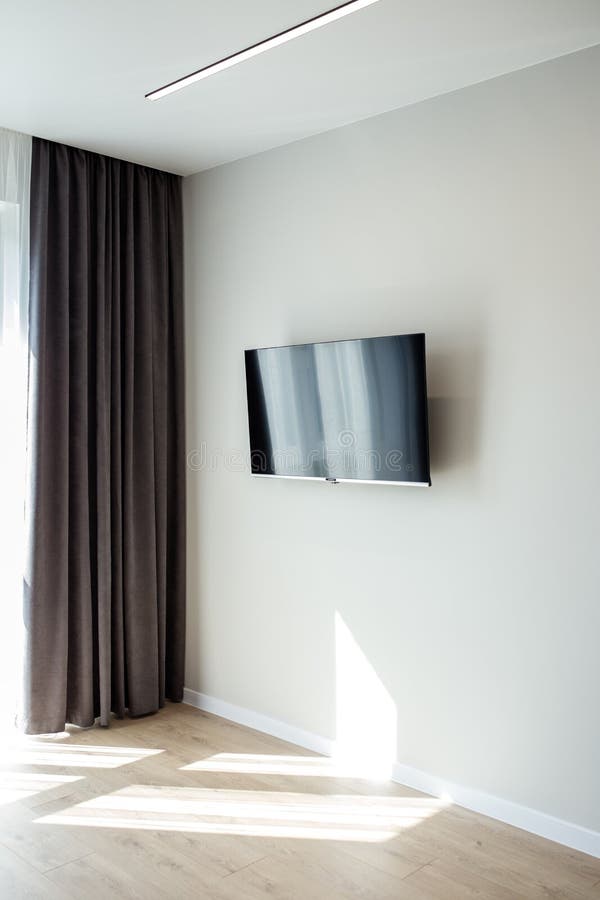 Small Room with TV. the Concept of Interior, Home and Comfort Stock ...