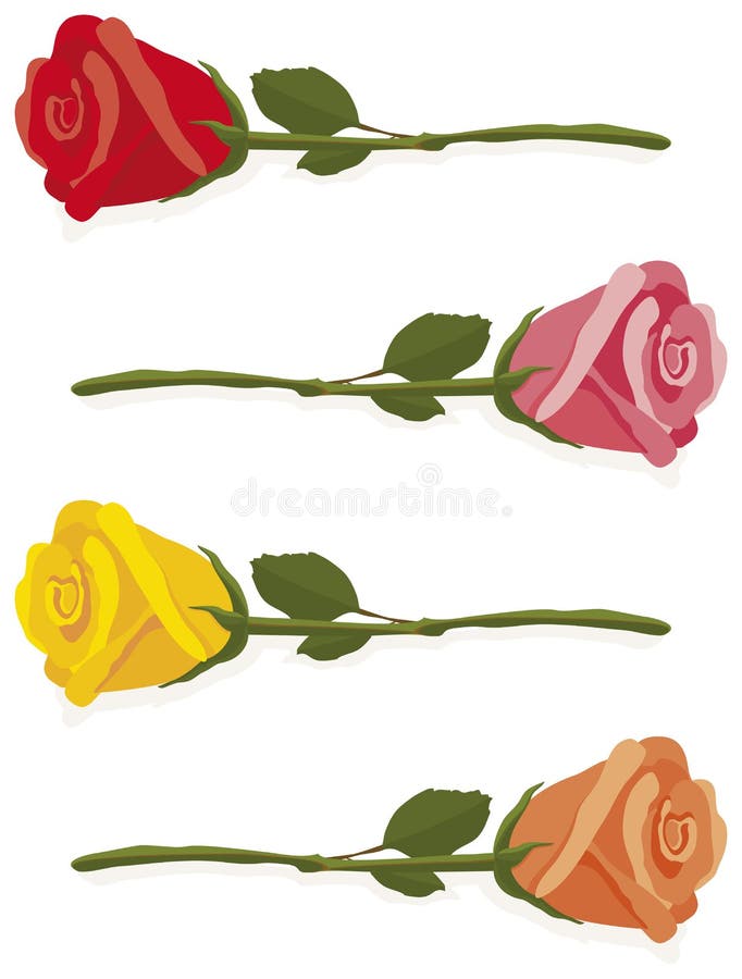 Rose banner collection 1 stock vector. Illustration of bloom - 28076832