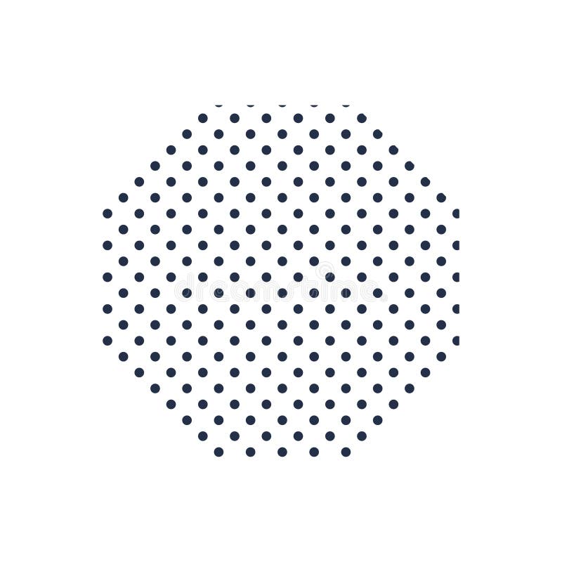 Small Round Dot Background Black Doted Pattern Stock Illustration ...