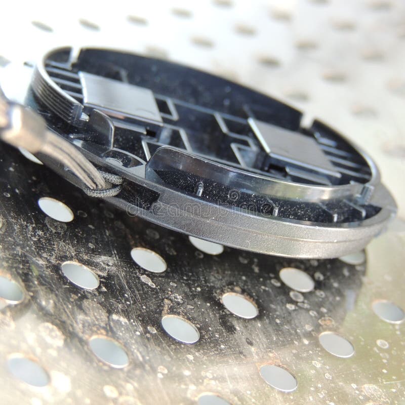 Small Round Holes in a Thin Metal Sheet Stock Photo - Image of element ...