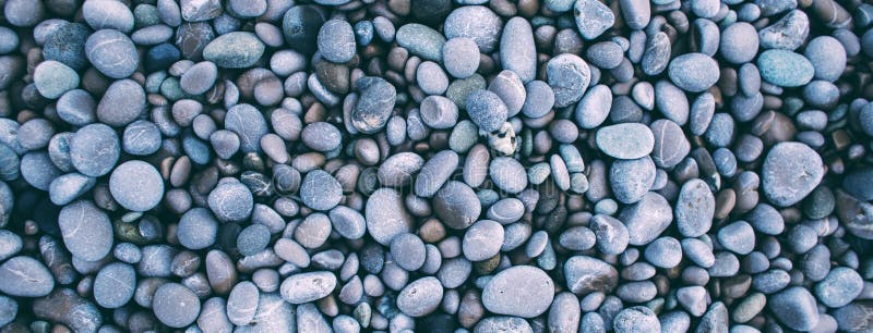 Small Round Pebbles on the Seashore Stock Image - Image of beach ...