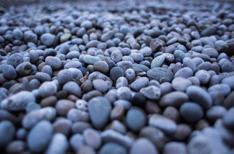 Small Round Pebbles on the Seashore Stock Photo - Image of pattern ...