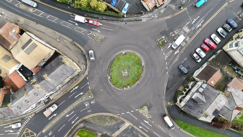 Small Roundabout Down Clockwise Spiral Stock Footage - Video of travel ...
