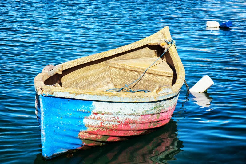 Weathered Green Row Boat stock image. Image of boat, rust - 74070681