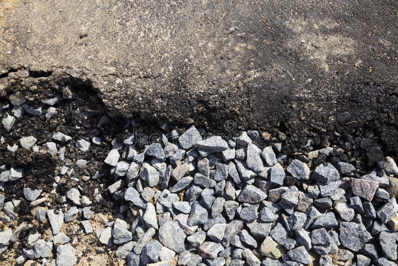 Layer of asphalt stock photo. Image of stone, heap, heritage - 223555358