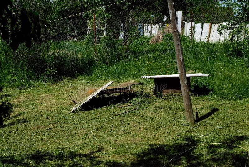 Small Rural Building in the Garden Stock Image - Image of flower, park ...